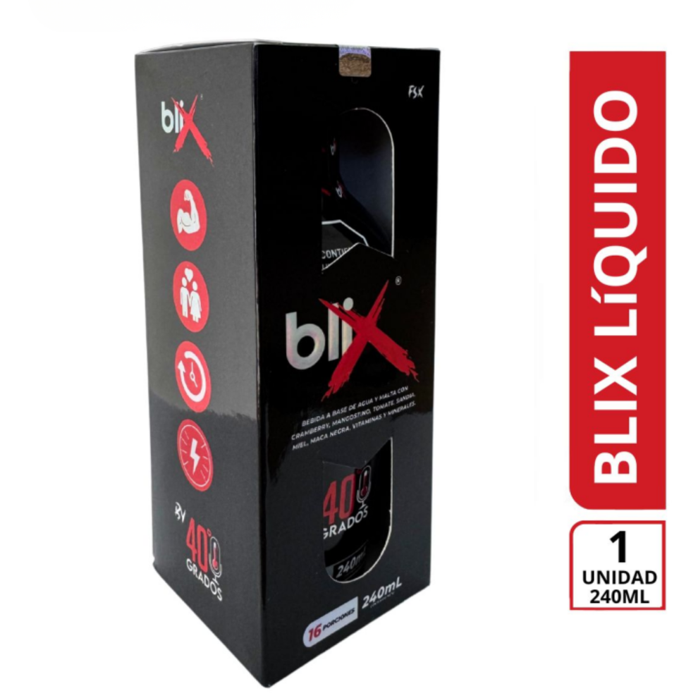 BLIX BOOSTER LÍQUIDO – Hombres y Mujeres | by 40 Grados – X10 Argentina